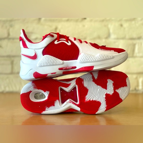 Nike | Shoes | Nike Pg 5 Tb Paul George University Red White Da775860 ...